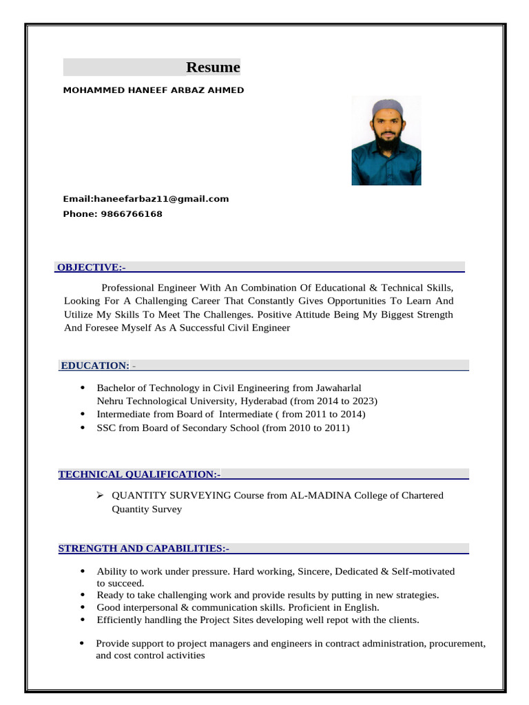 Arbaz CV | PDF