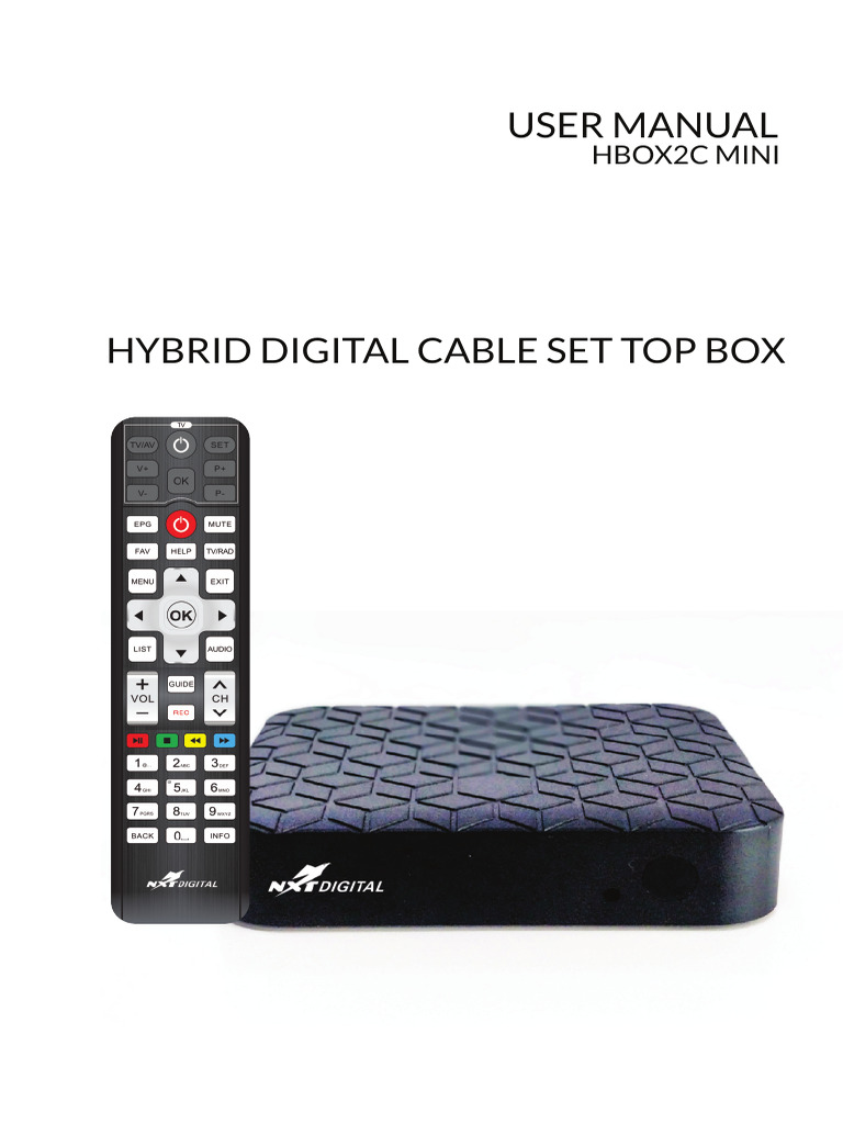 HD Hybrid - NBOX 2C Mini - User Manual | PDF | Set Top Box | Wi Fi