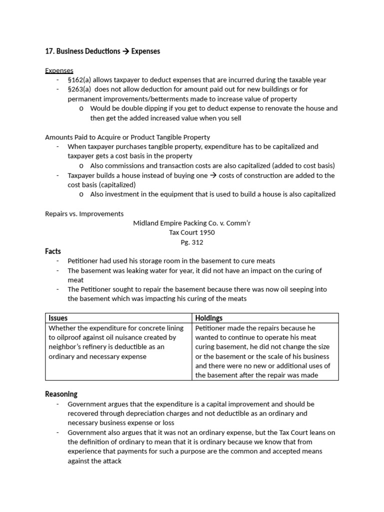 Business Expense Deductions Guide | PDF | Expense | Tax Deduction