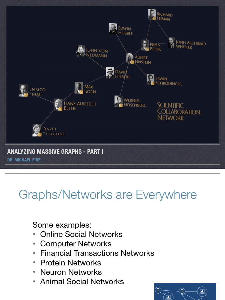 Lecture 4 - Analyzing Massive Graphs Part I | PDF | Vertex (Graph Theory) | Combinatorics