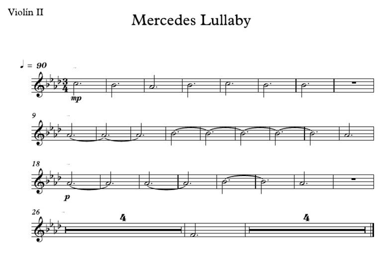 Mercedes Lubally Violín 2_120416 | PDF