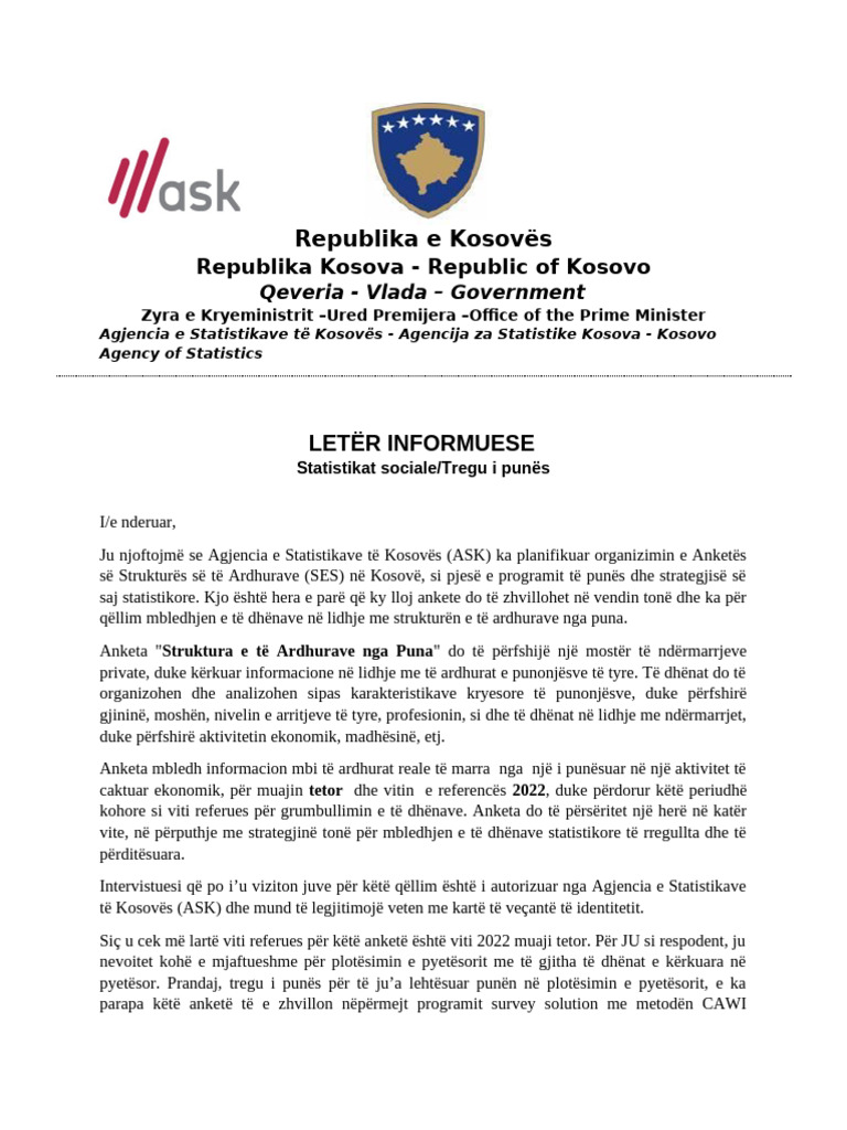 Republika e Kosovës: Republika Kosova - Republic of Kosovo | PDF