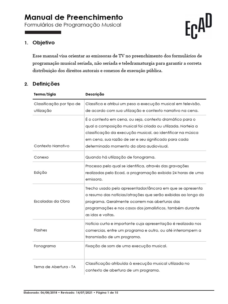 Manual de Preenchimento Do Formulario de Programacao Musical - V4.2021 ...