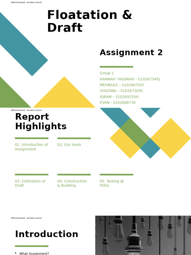 Assignment 2 - Floatation & Draft | PDF