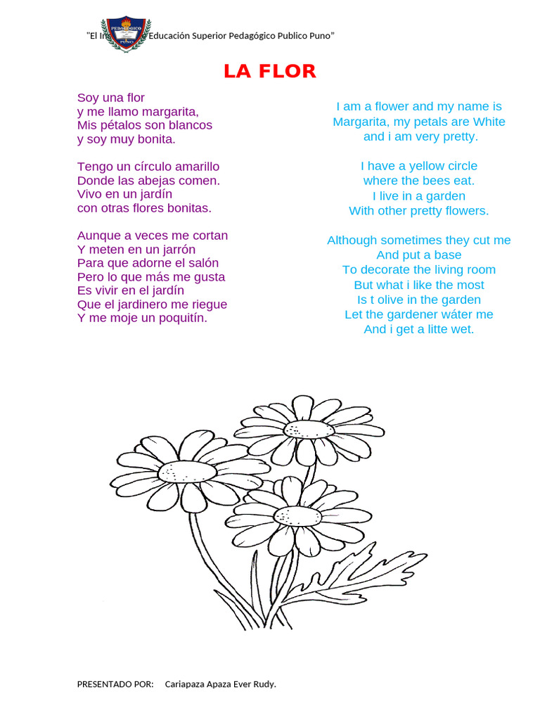 Poema sobre la flor margarita | PDF