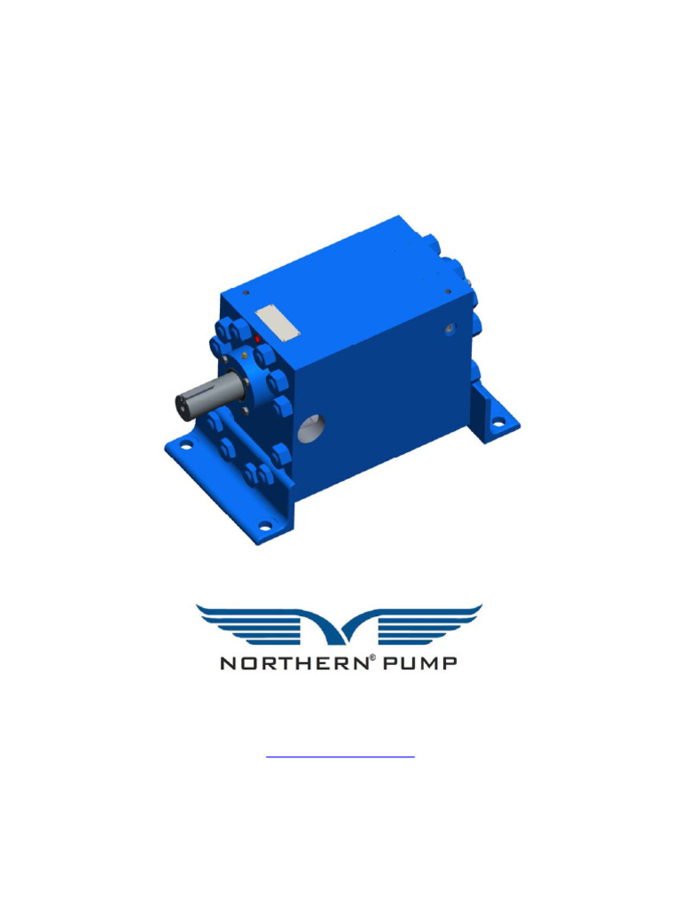 4900 Series Pump Operation Manual | PDF | Pump | Bearing (Mechanical)