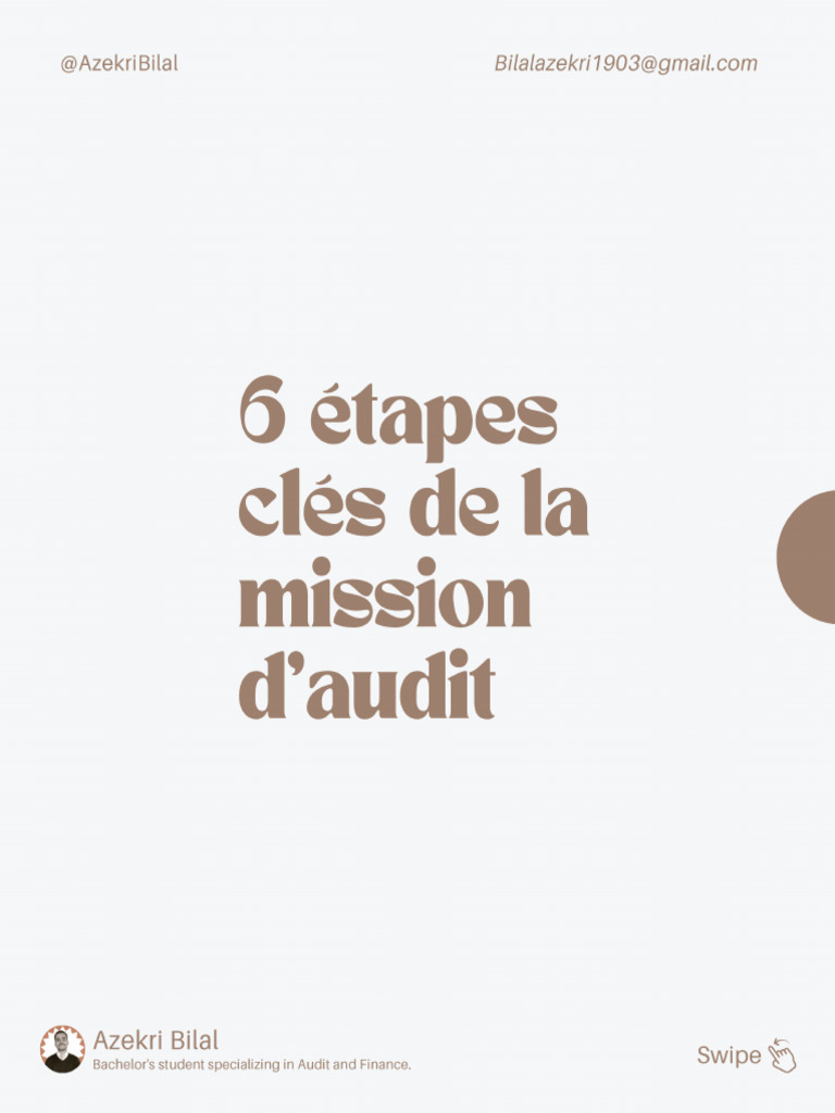 6 étapes clés de la mission d'audit - Copie | PDF