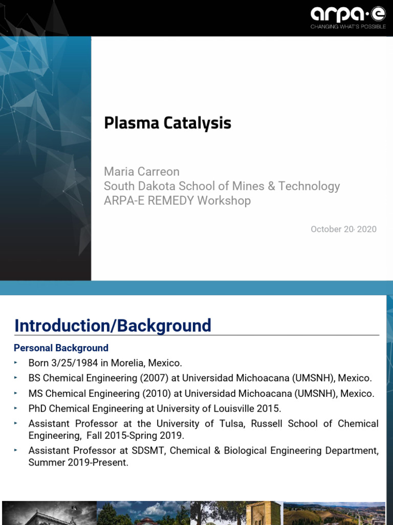 Plasma Catalysis PPT | PDF | Catalysis | Methane