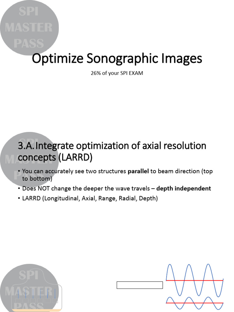 ARDMS SPI Review 26% | PDF | Medical Ultrasound | Image Editing