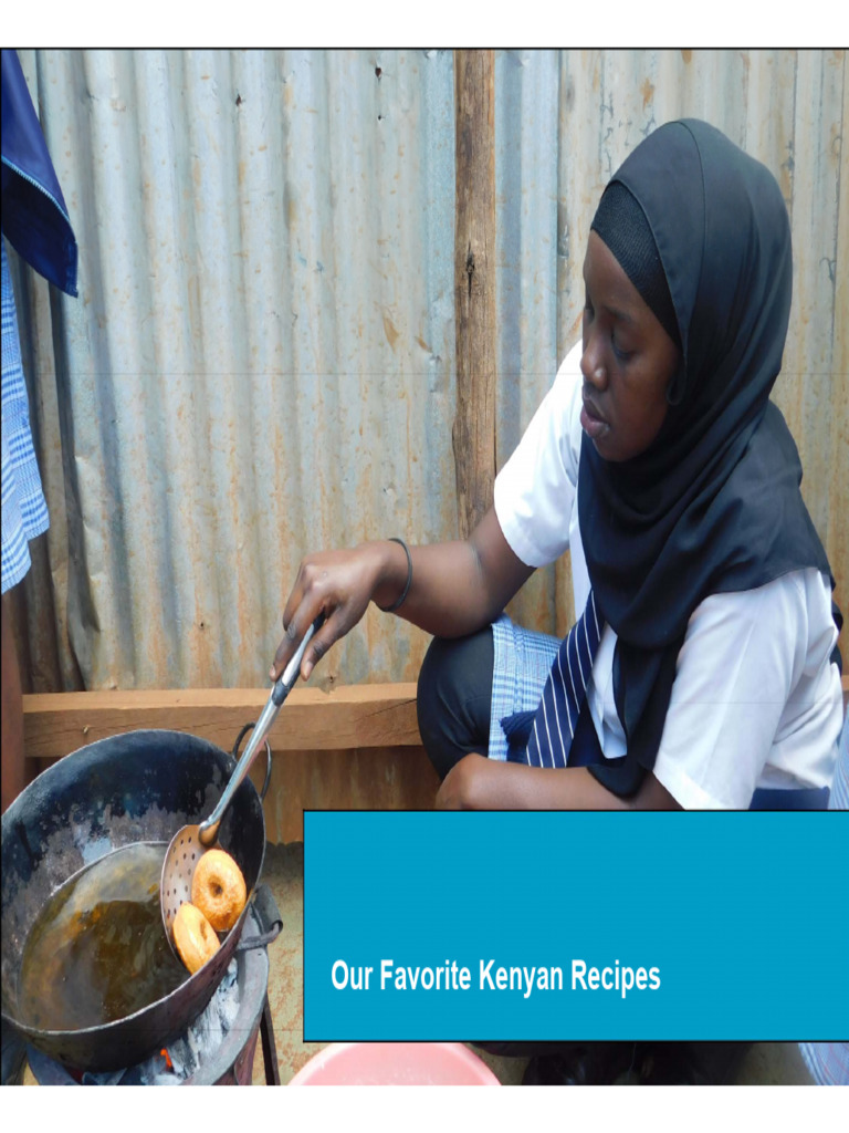 Global Give Back Circle Our Favorite Kenyan Recipes - Editable | PDF ...