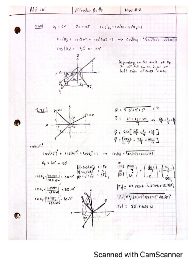 ME 101 HW2 With Mastery | PDF