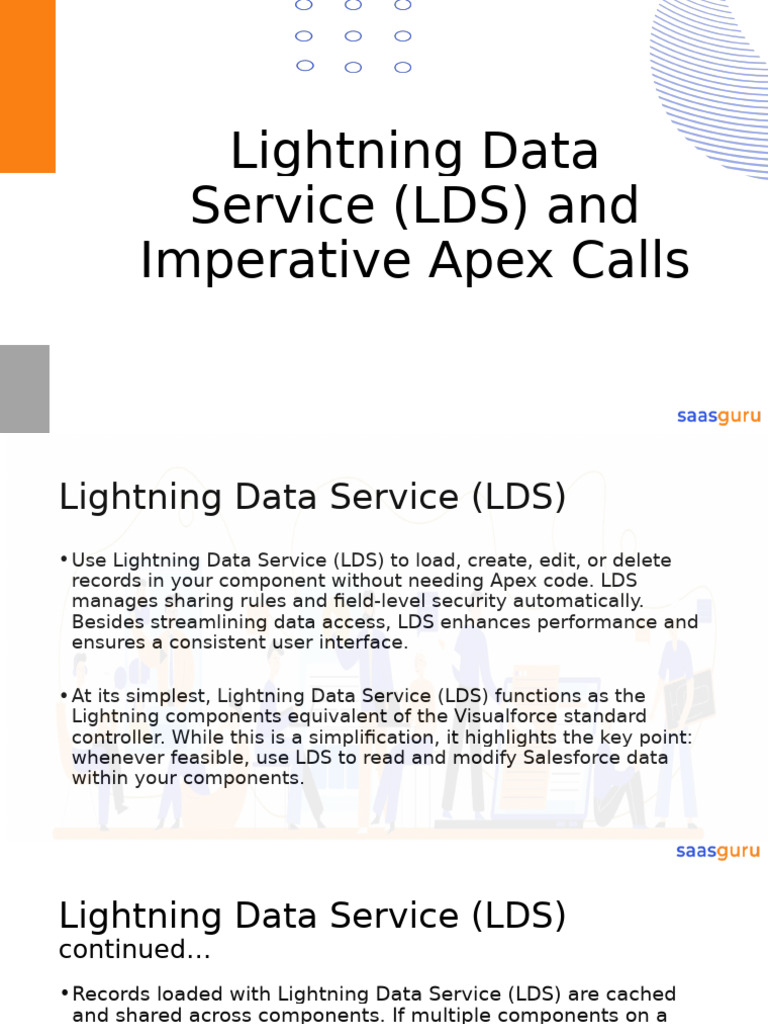 Lightning Data Service Lds And Imperative Apex Calls Pdf User Interface Software 7338