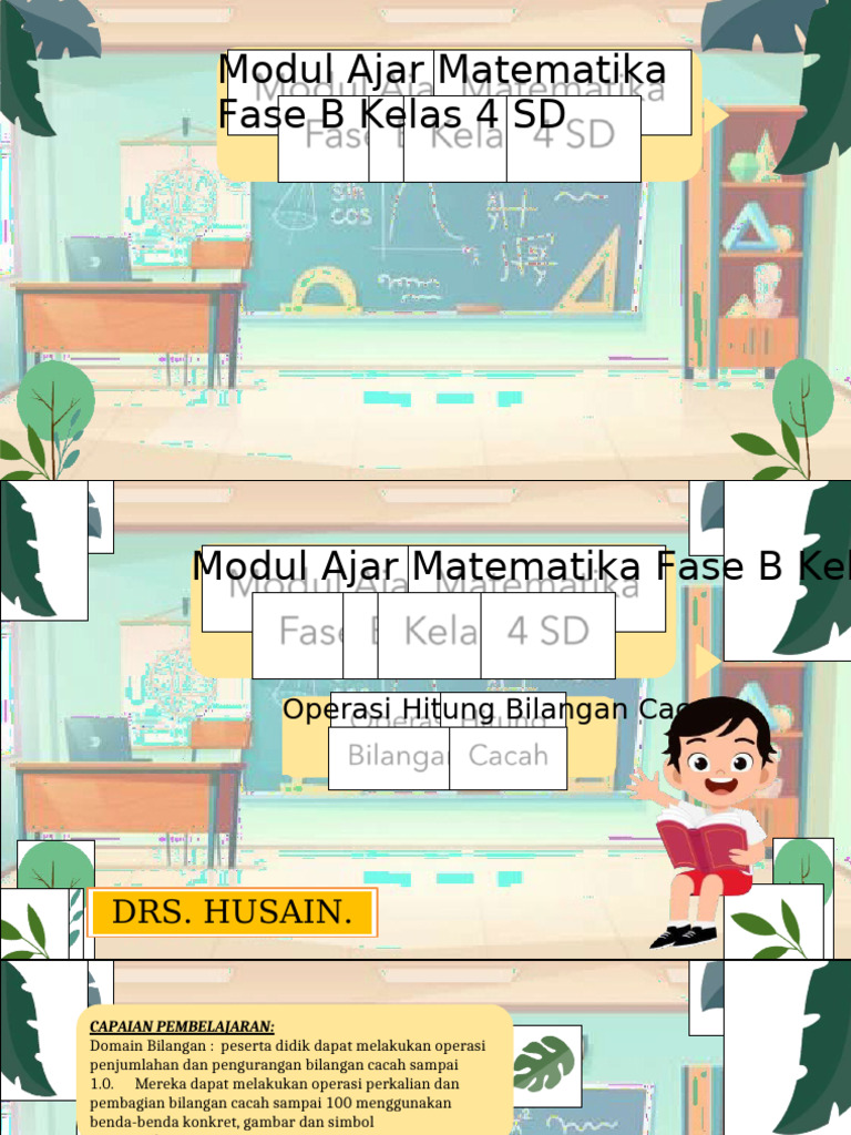 Modul Ajar Matematika - Operasi Hitung Bilangan Cacah - Fase B | PDF
