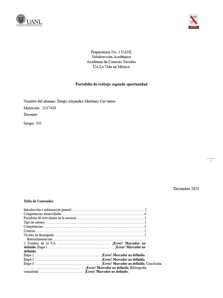 DAMC - 331 - LVM - Portafolio de Segundas | PDF | Desarrollo sostenible | México