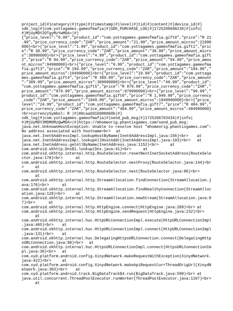 sdk_log | PDF | Domain Name System | Application Layer Protocols