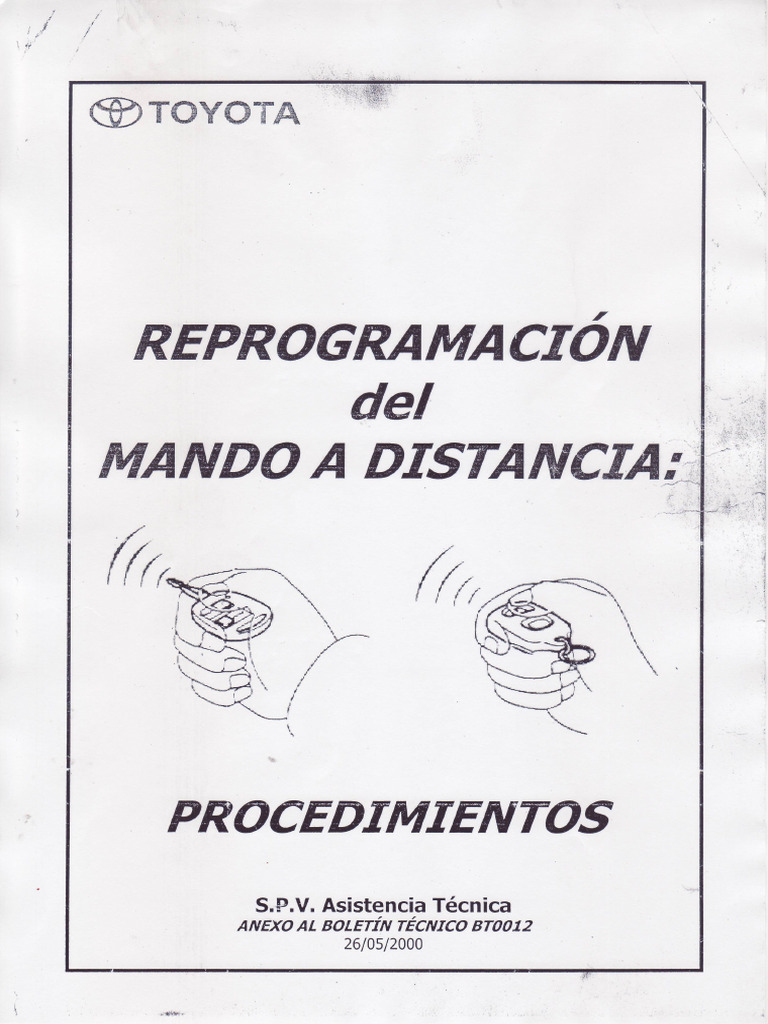 Reprogramacion Del Mando A Distancia | PDF