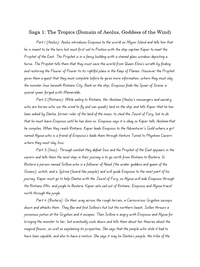 The Unifier Plot Structure | PDF