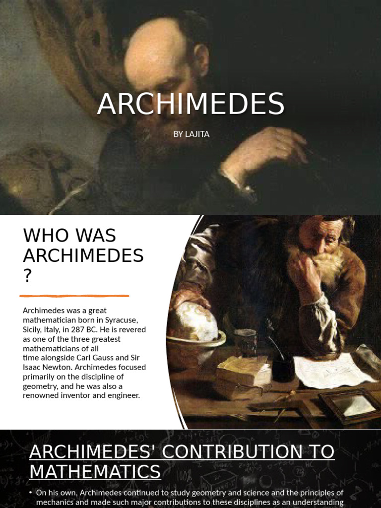 Archimedes | PDF | Volume | Mathematics