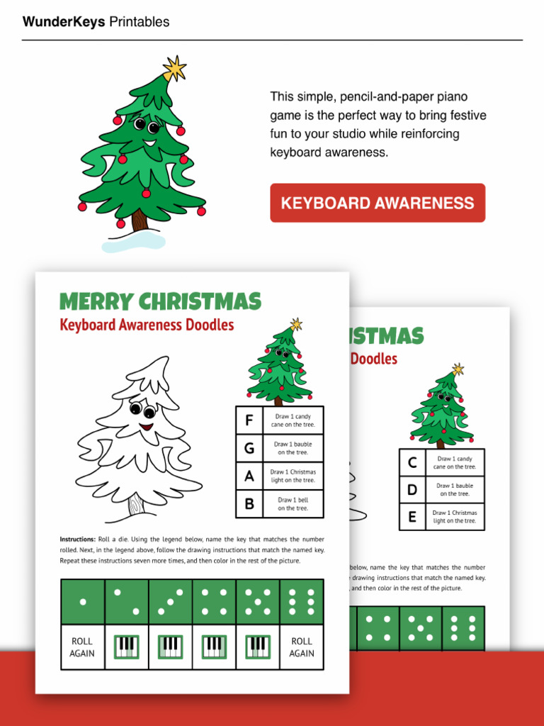 Christmas Keyboard Doodles | PDF