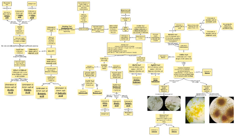 Chemical Tests for Unknown Compounds | PDF | Acid | Salt (Chemistry)