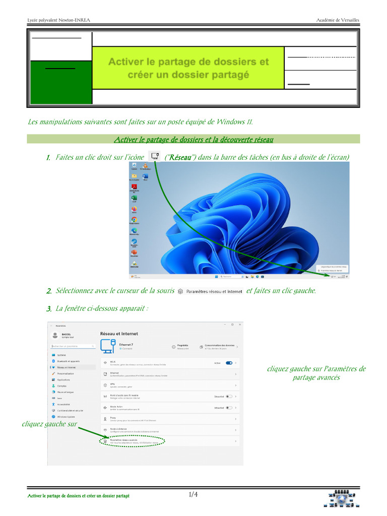 Créer un dossier partagé sous Windows 11 | PDF | Plate-forme ...