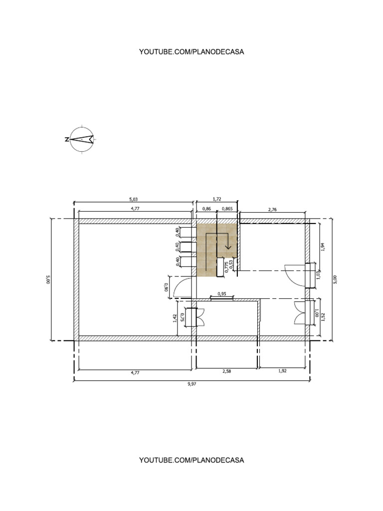 Casa 5x5 2 Pisos PB | PDF