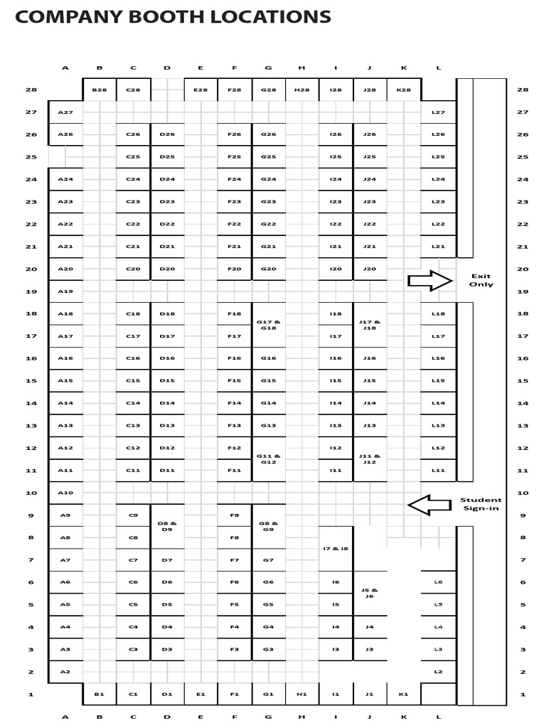 Day 1 Booth layout for Plotter | PDF