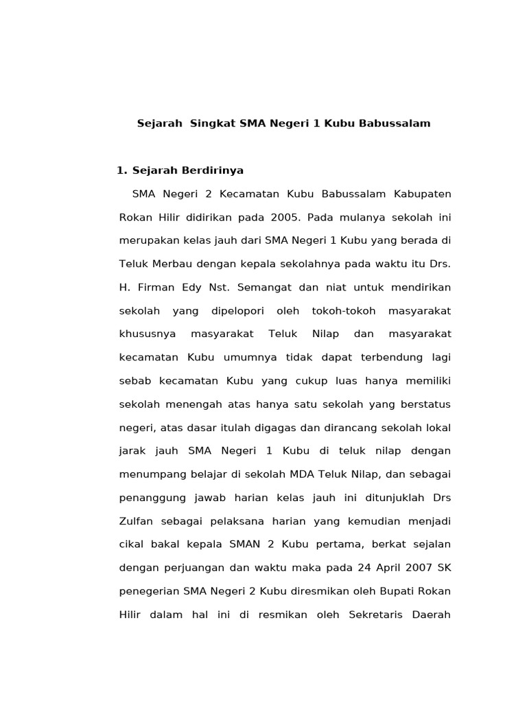 SEJARAH SMA singkat | PDF