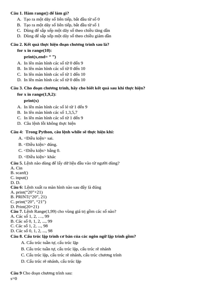 ôn k1_2024-2025 | PDF