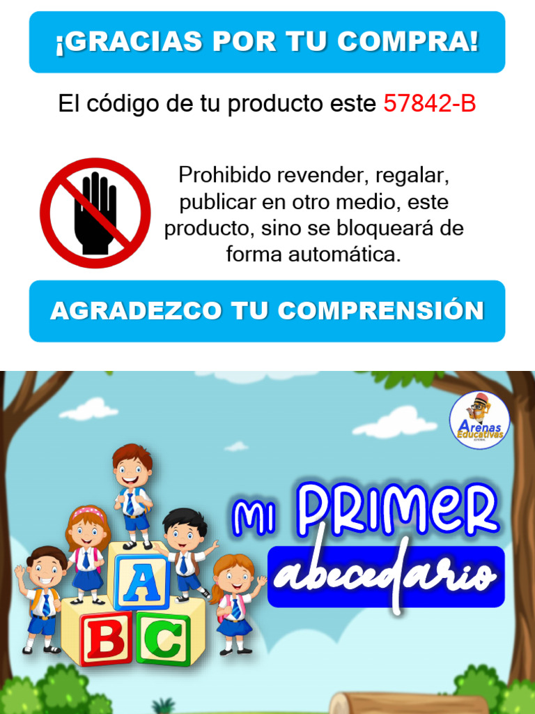 Mi Primer Abecedario para Niños | PDF