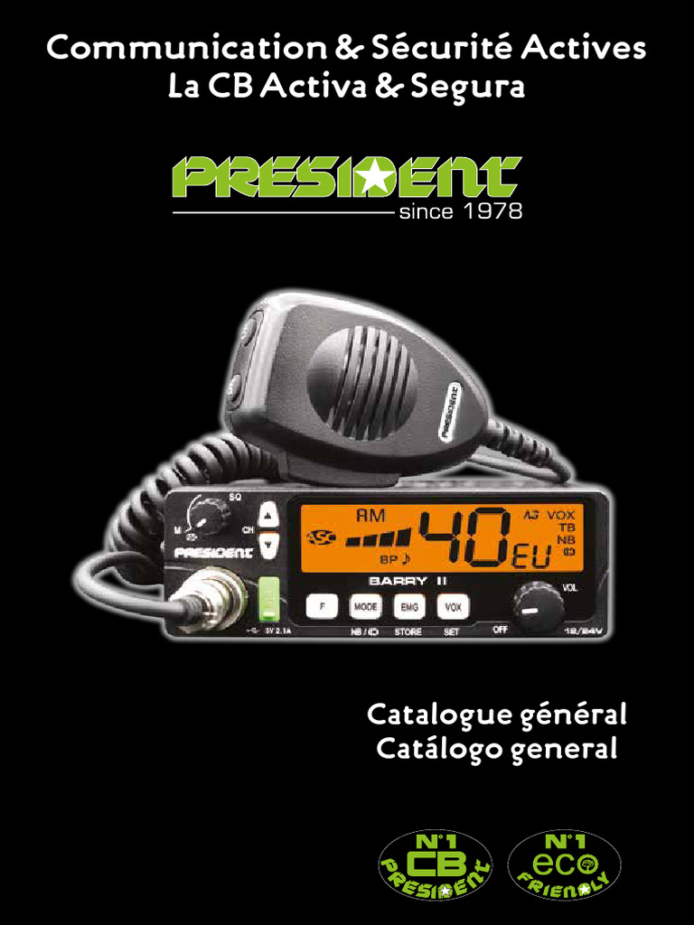 President cb | PDF | Telecomunicaciones | Ingeniería en telecomunicaciones