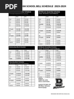 BHS 2024-2025 Bell Schedule FINAL | PDF