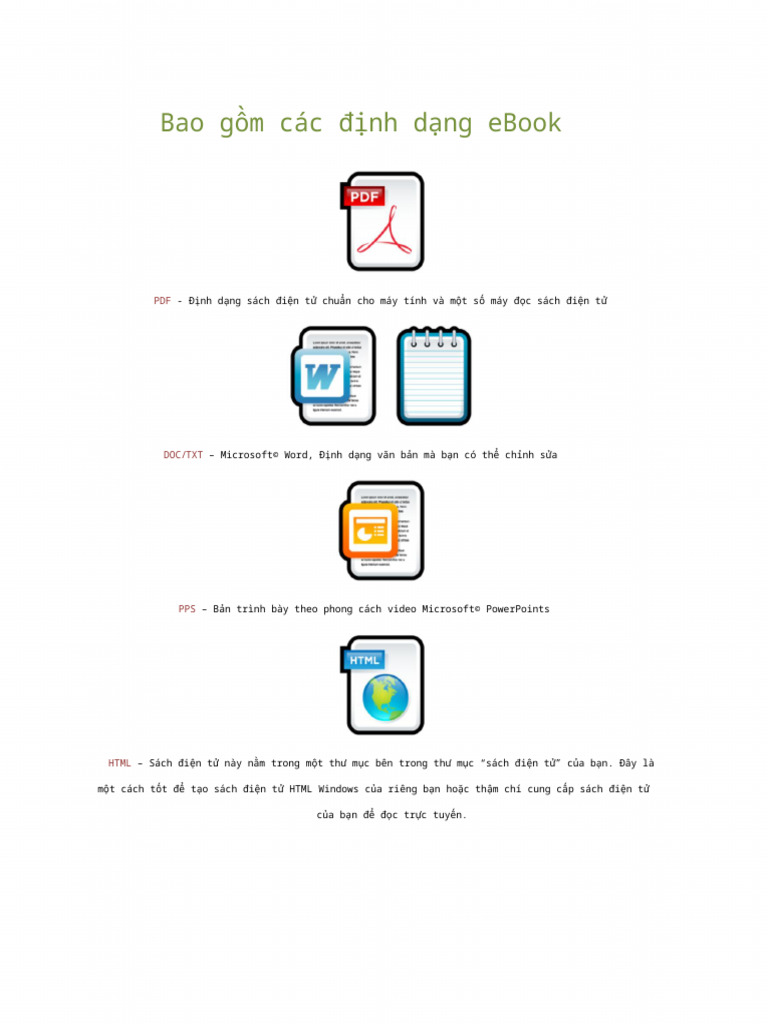 _eBook Formats Explained tv | PDF