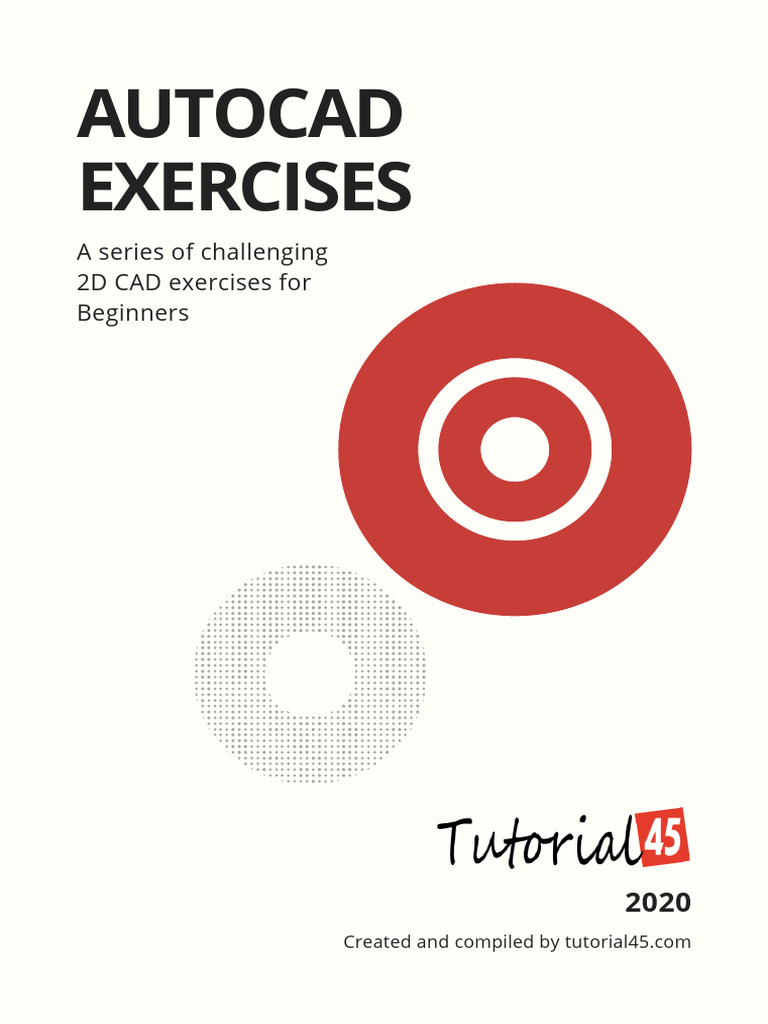 2D CAD Exercises for Beginners | PDF | Cognition | Cognitive Science