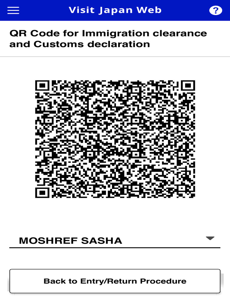 Display QR Code Screen Visit Japan Web | PDF