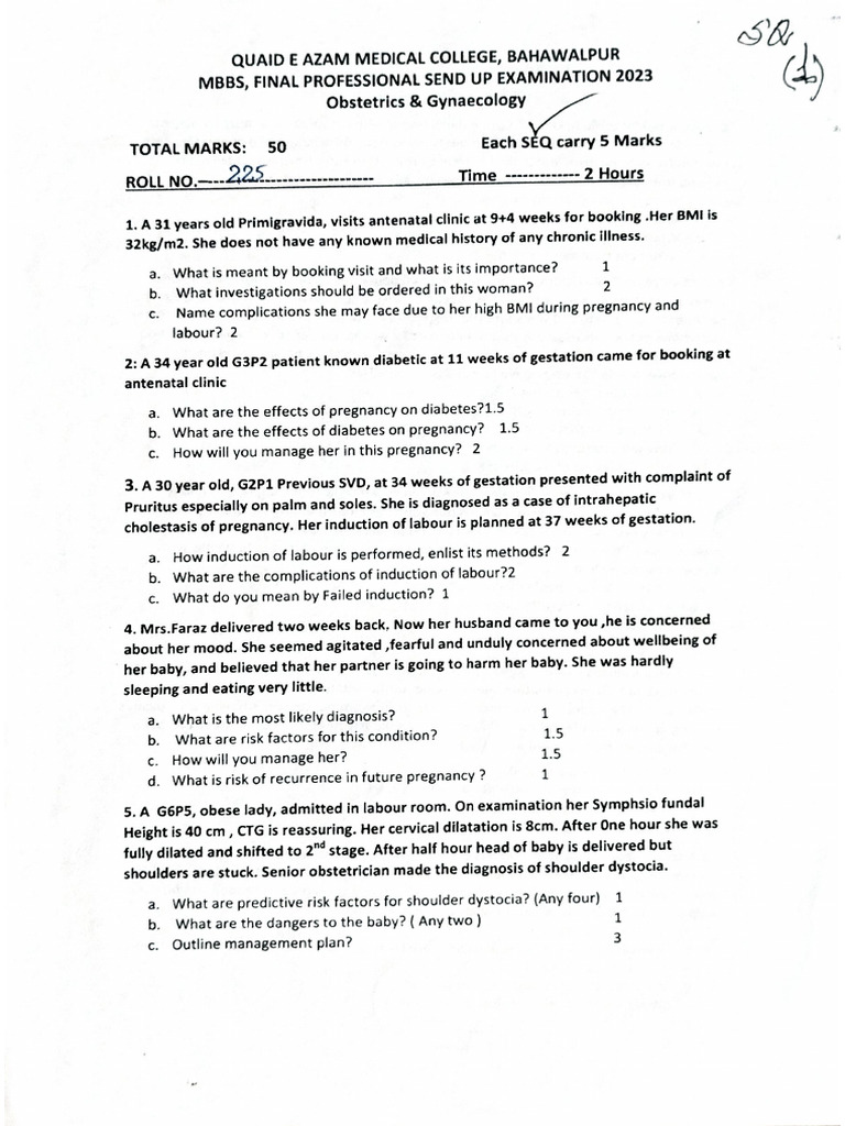 QAMC - Sendup 2023 | PDF
