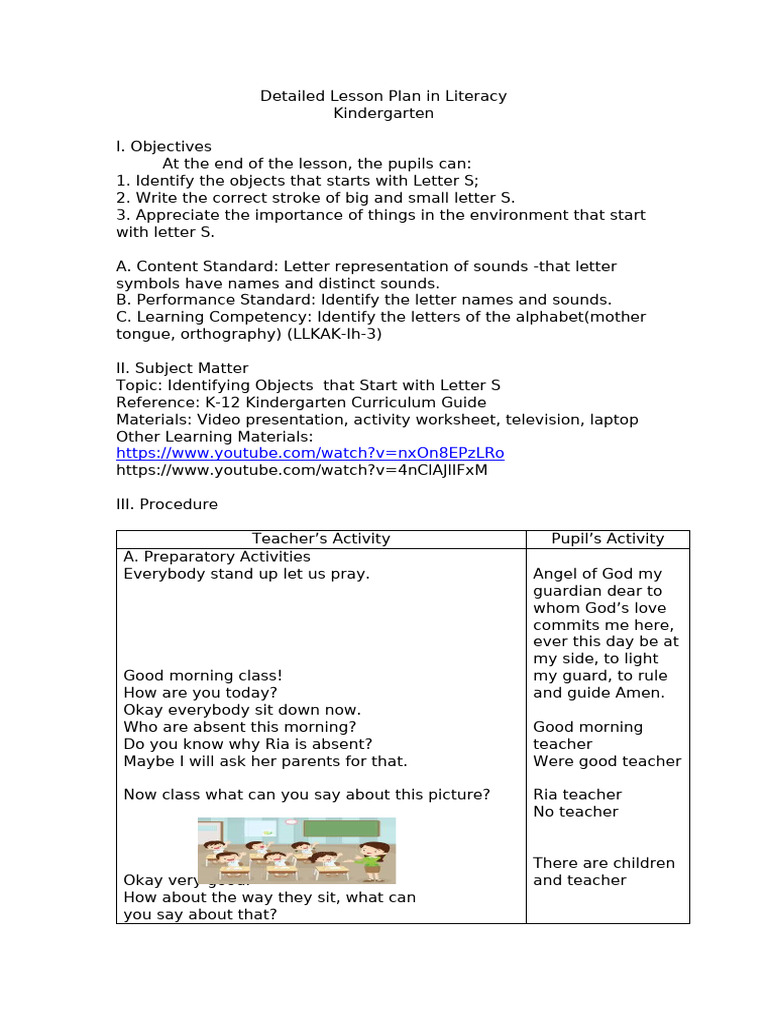 Lesson Plan in Literacy Dec 7,24 | PDF | Teachers | Lesson Plan