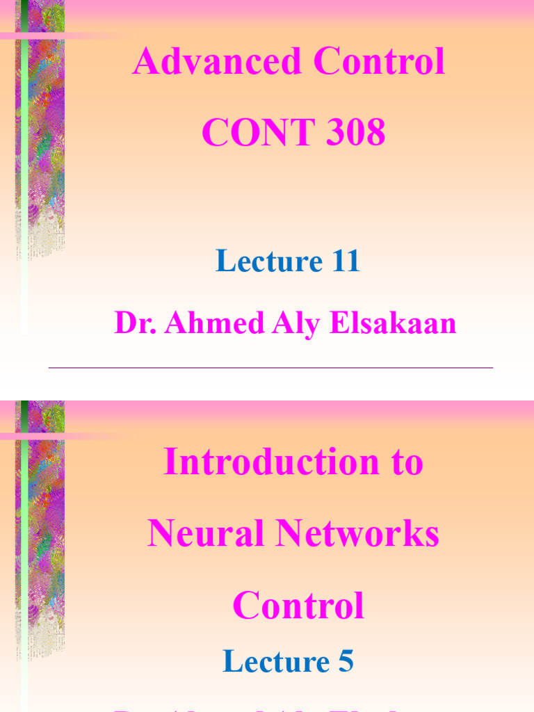 CONT 308 Dr Ahmed Aly Lecture11 (1) | PDF