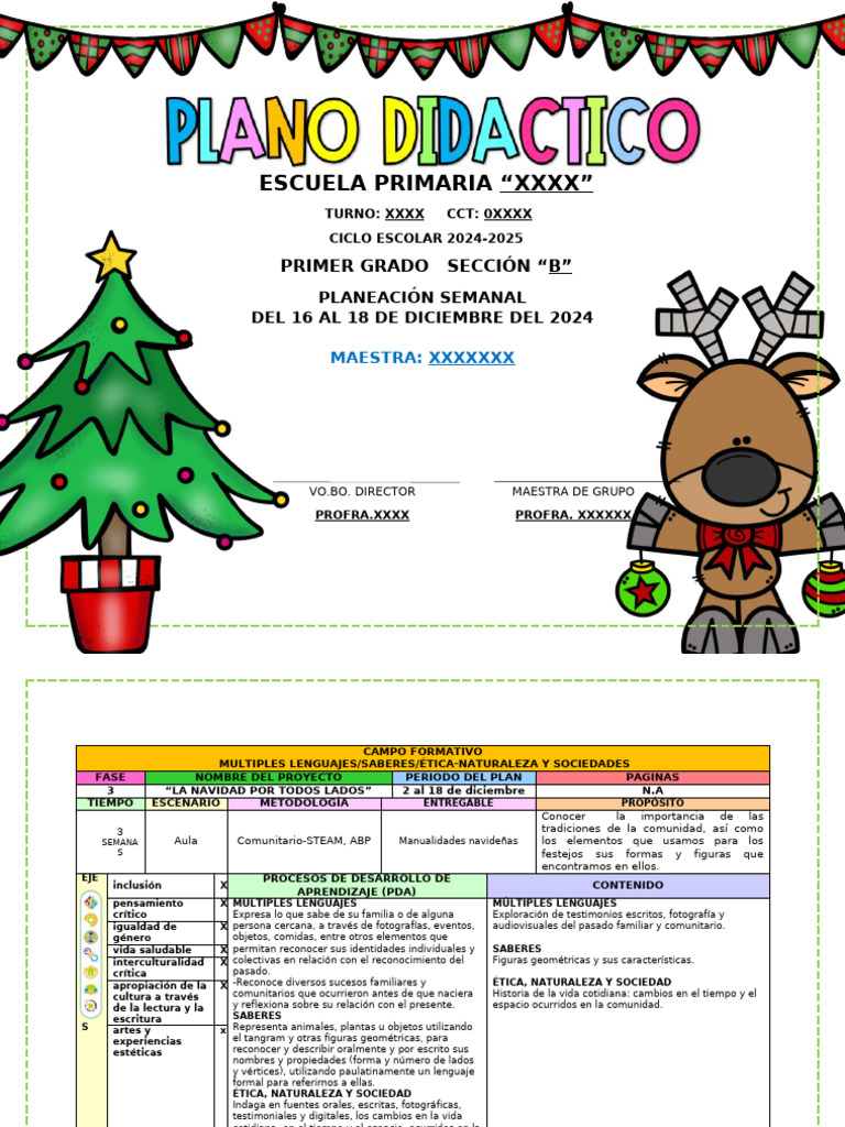 Sem17 Primer Grado | PDF | Evaluación | Villancicos