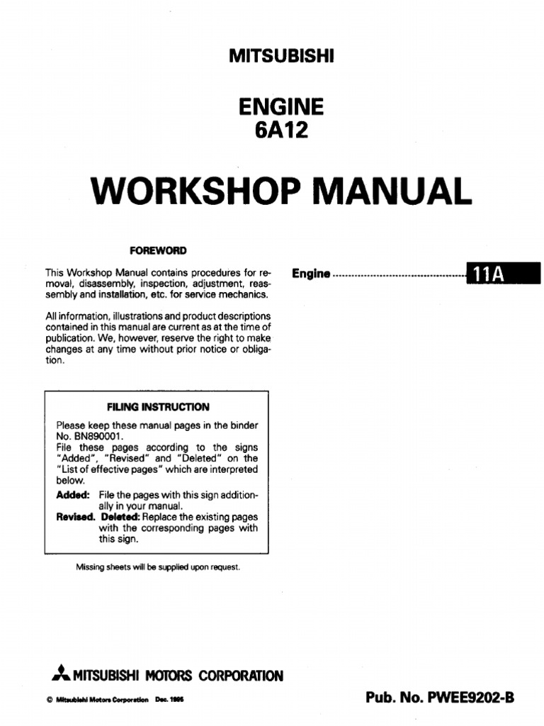 Mitsubishi Connecting Rod Bearing Guide | PDF | Piston | Propulsion