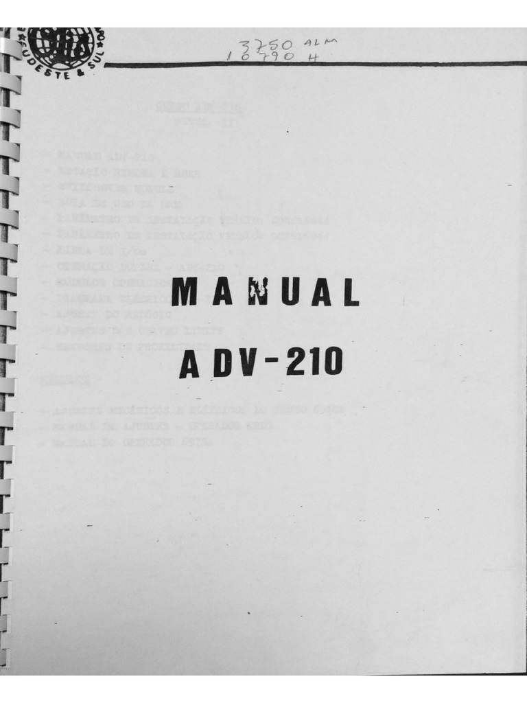 MANUAL ADV-210 Doc 22 - 07 - 15 | PDF