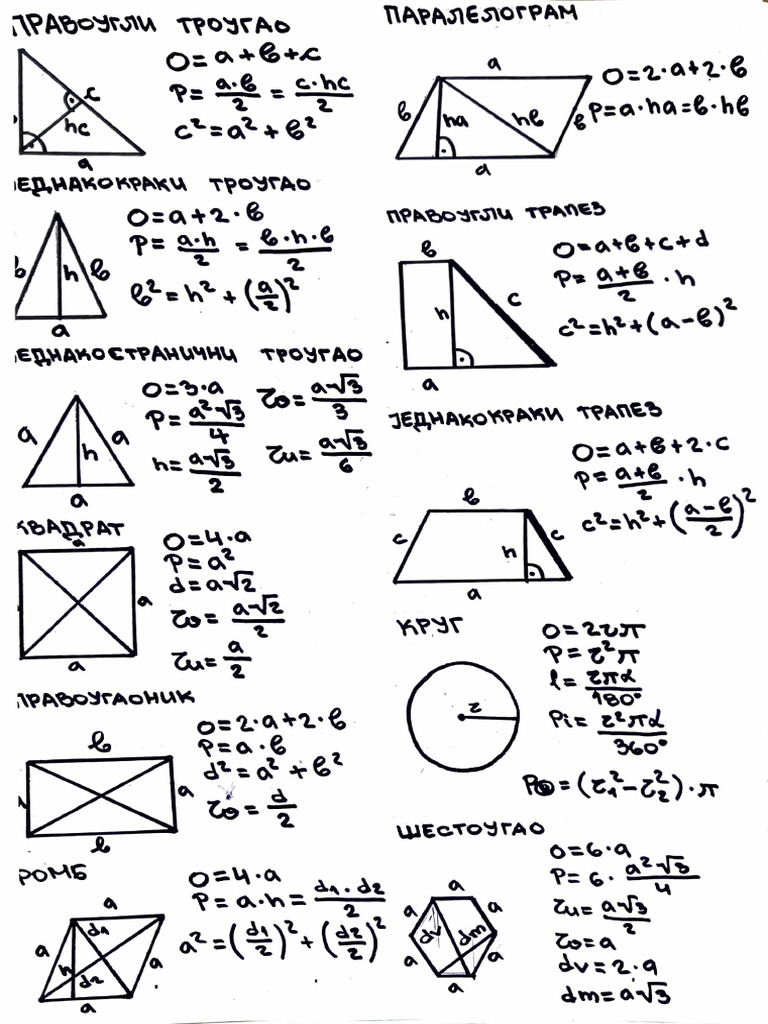 Formule Matematika | PDF