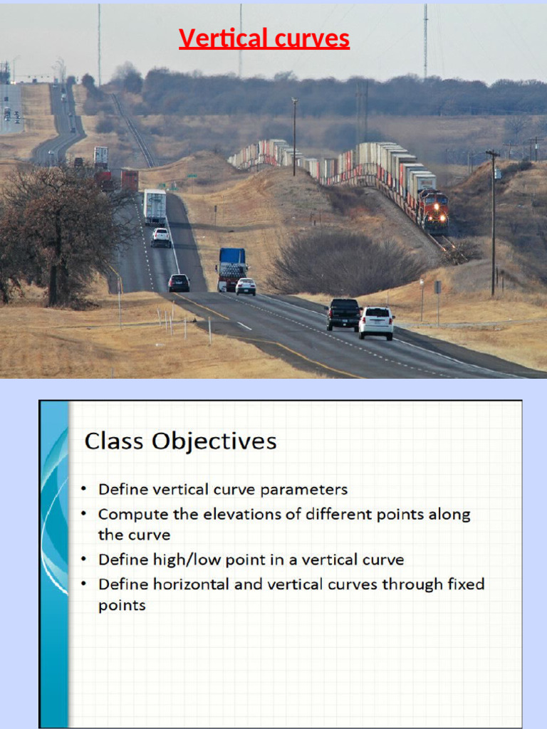 Vertical curve.ppt Lec (2) | PDF | Geometry