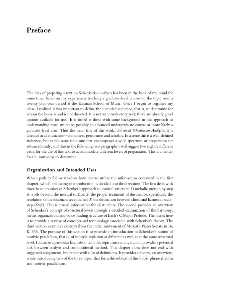 Advanced Schenkerian Analysis Guide | PDF | Music Theory | Musical ...