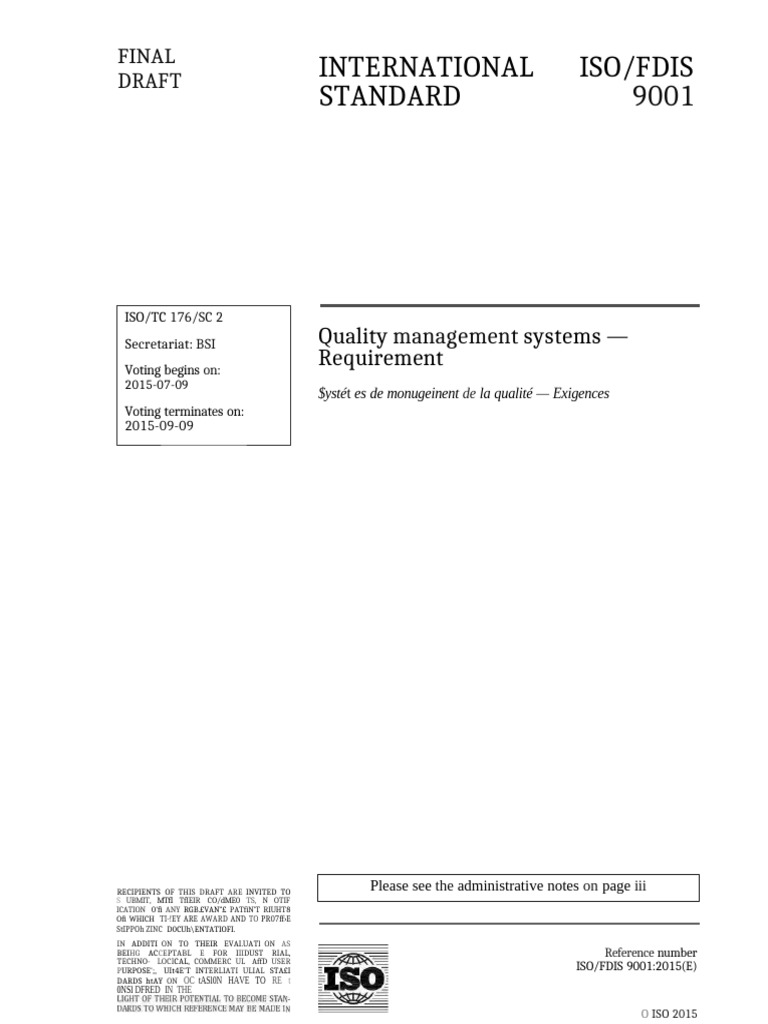 Quality Policy Manual - V1 | PDF | International Organization For ...