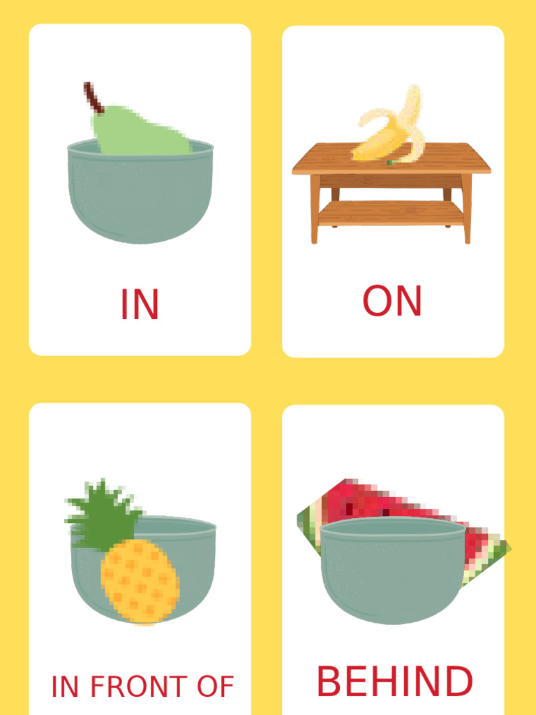 Prepositions of Place Explained | PDF