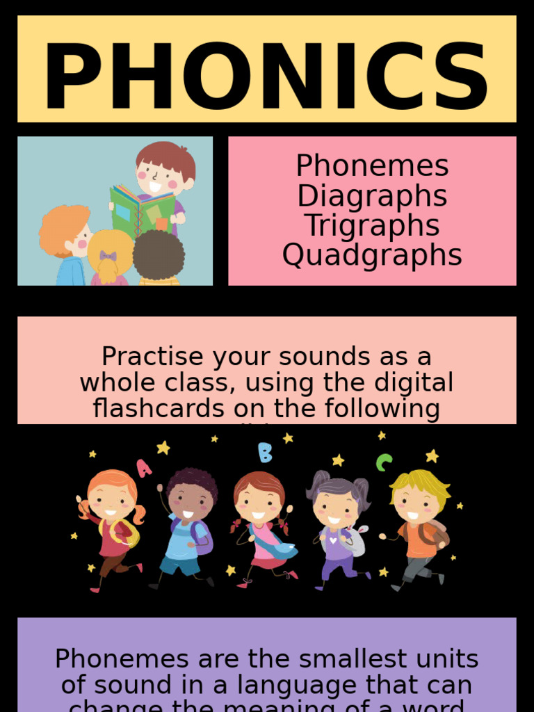Phonics English Presentation in Colorful Simple Style | PDF