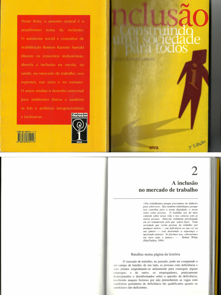 Inclusao Construindo Uma Sociedade para Todos | PDF