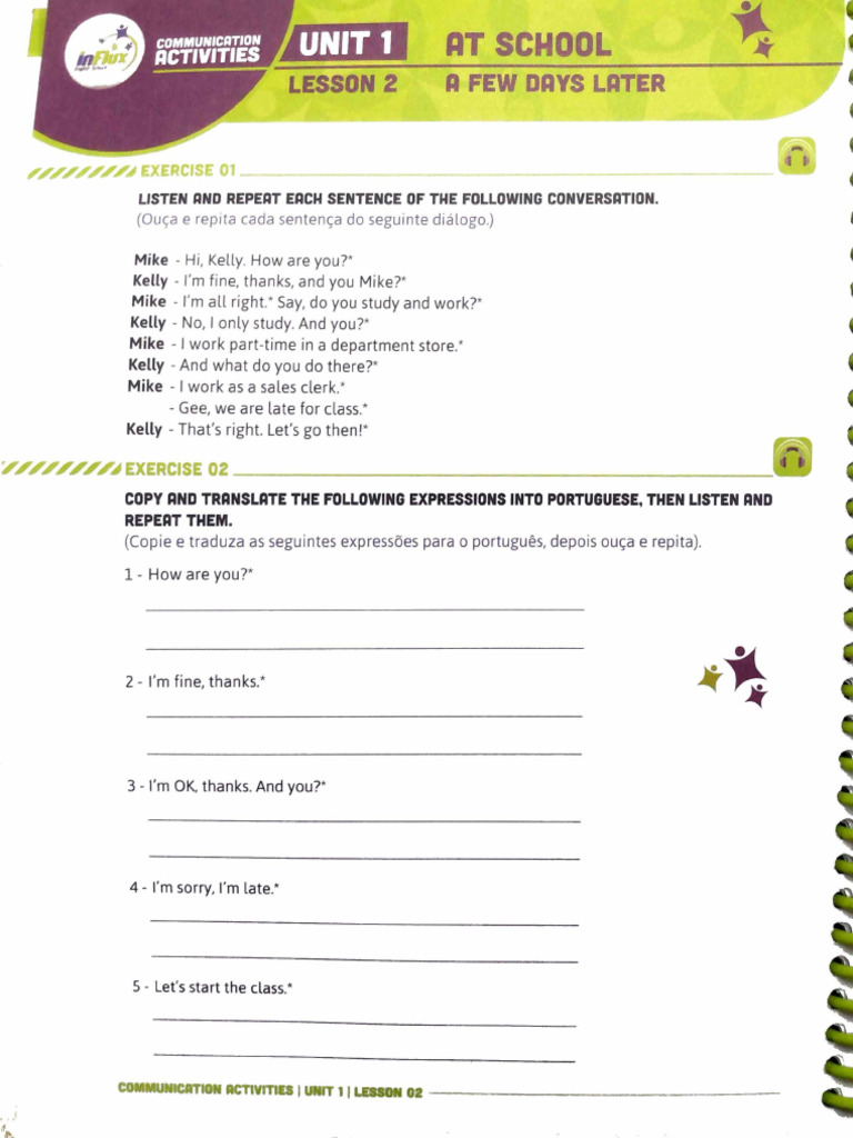 Book 1 - Communication Activities | PDF