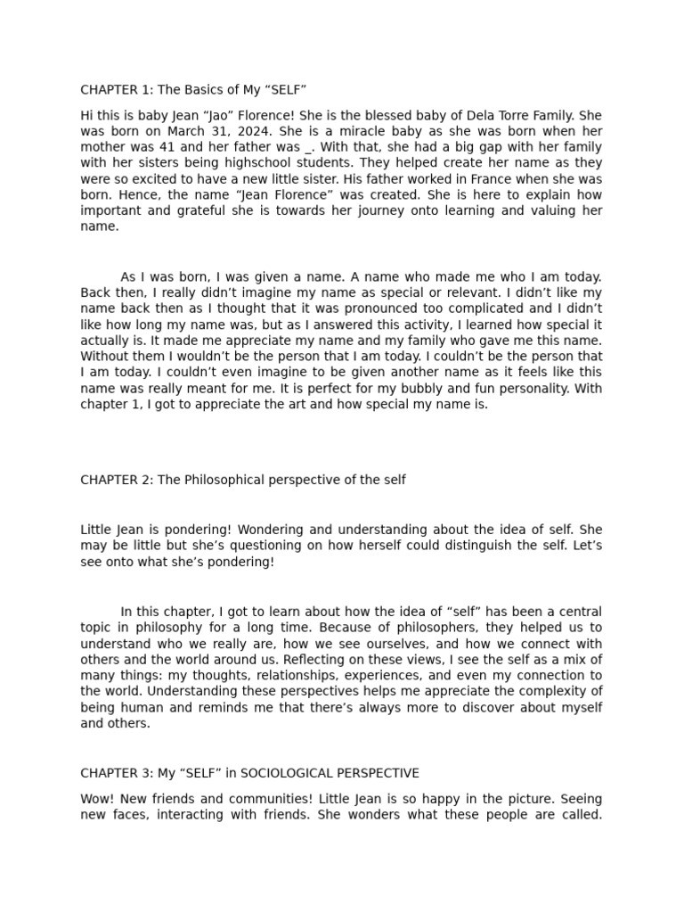 UTS UNIT 4 | PDF | Self | Sociology